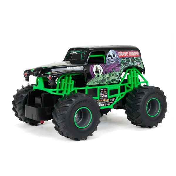 Köp New Bright - Monster Jam - Grave Digger - 27 Mhz 1:24 på ...
